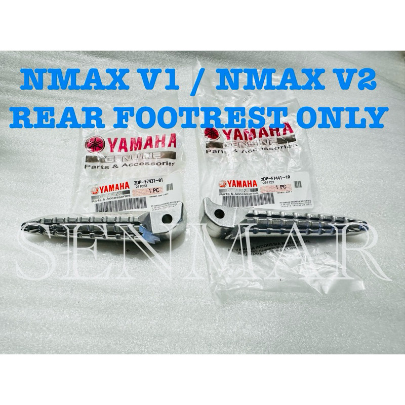 NMAX V1 / NMAX V2 REAR FOOTREST ONLY GENUINE YAMAHA | Shopee Philippines
