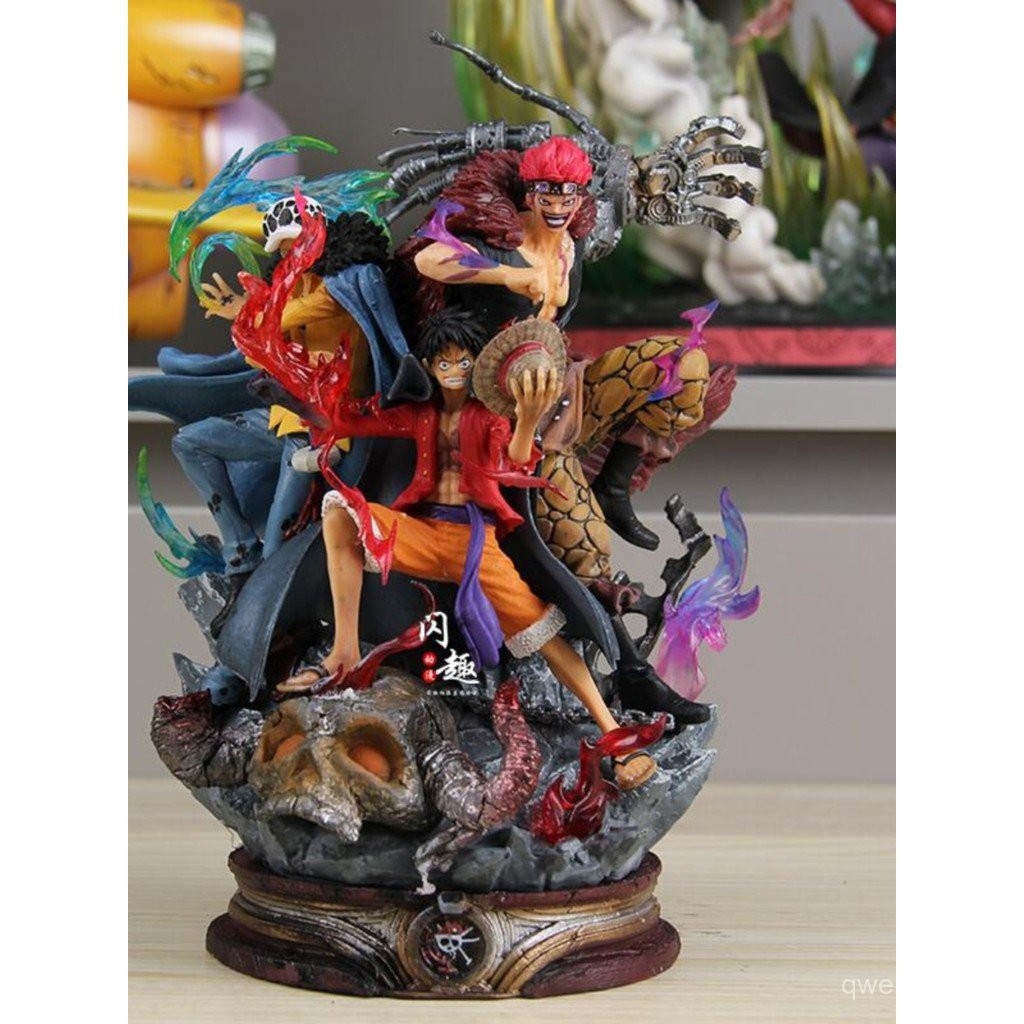 One Piece Hand Office Three Captains Ghost Island Throne Luffy Rock ...