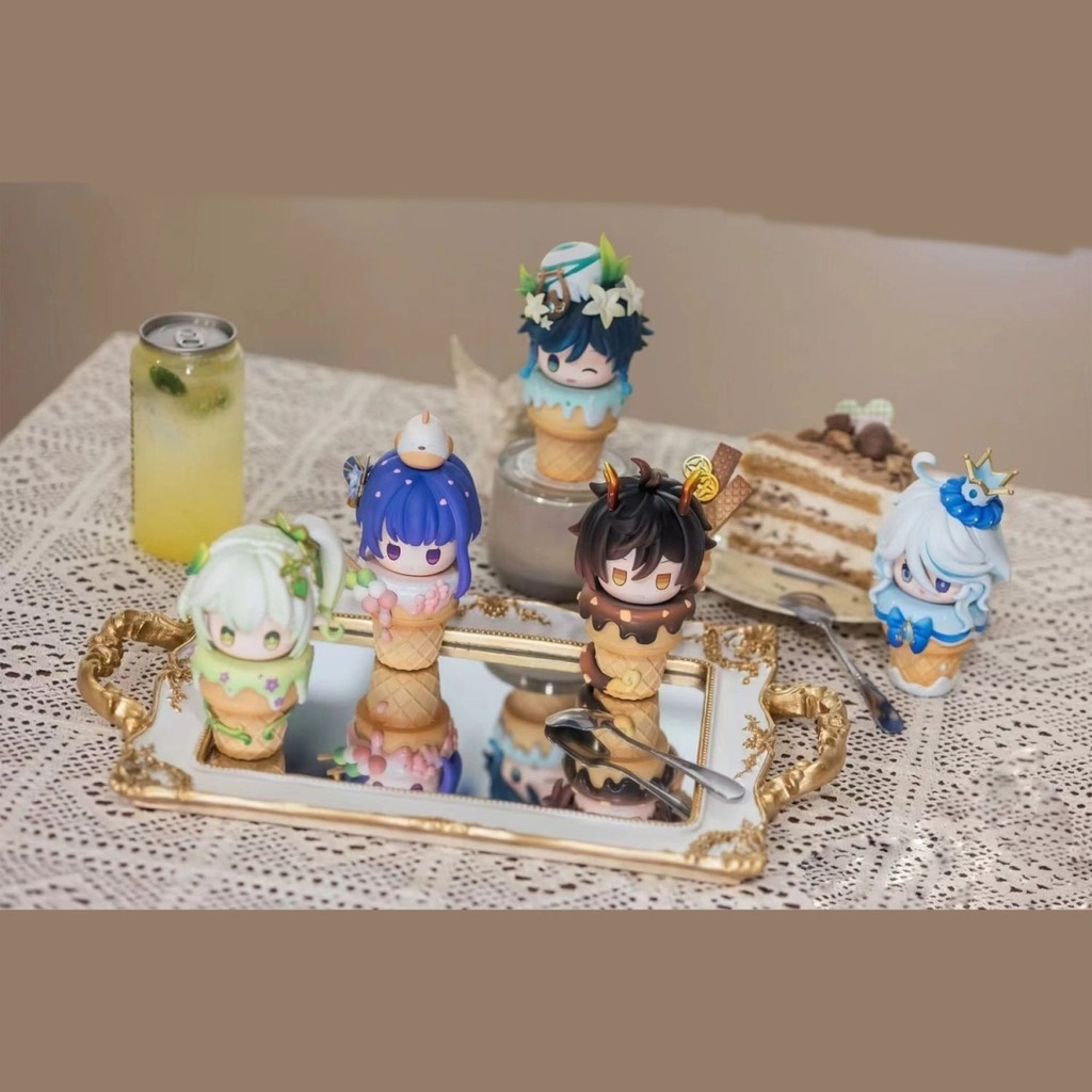 Genshin Impact "Five Archons Ice Cream" Figure Set - Swe Game Anime ...