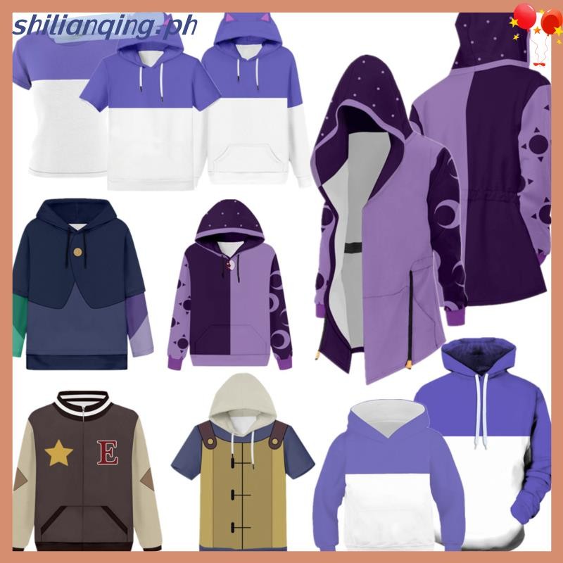 Kids The Owl House Luz Noceda Cosplay Hoodie Baseball Uniform 3D ...