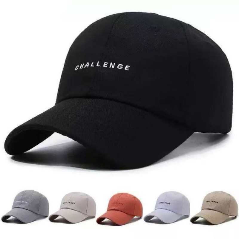 Challenge Korean Baseball Cap Unisex Fashion Cap For Men And Women ...