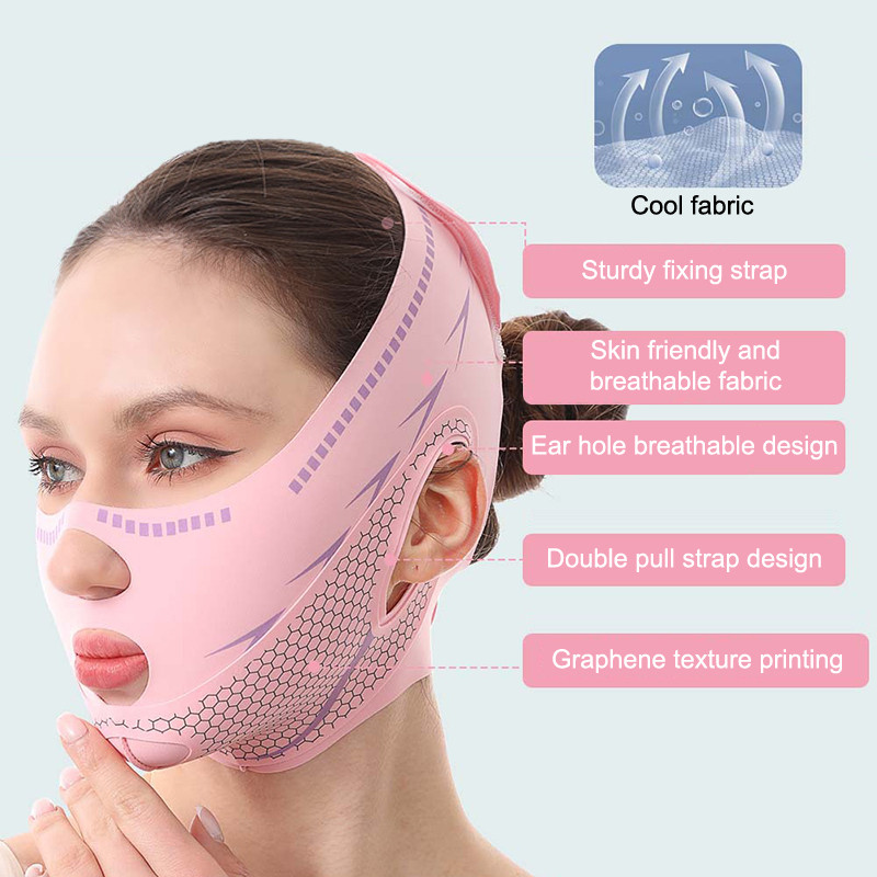 [RT] Face-Lift With Sleep Face V Shape Facial Slimming Bandage ...