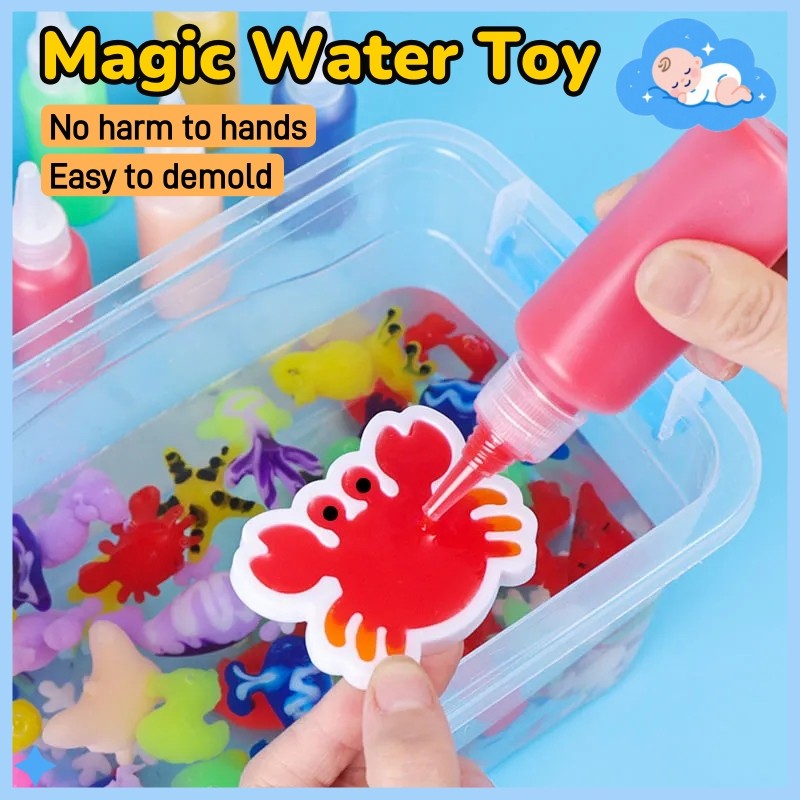 Kids DIY Magic Water Toy Non-Toxic Magic Water Elf Set Children ...