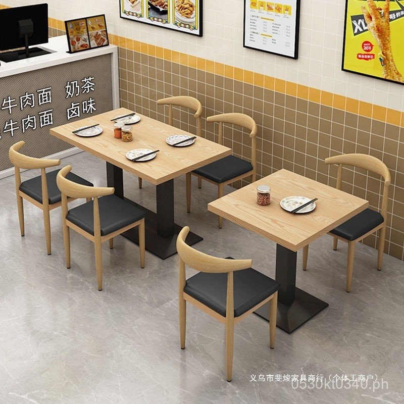 Fast Food Restaurant Table and Chair Set Dining Table and Chair Set ...