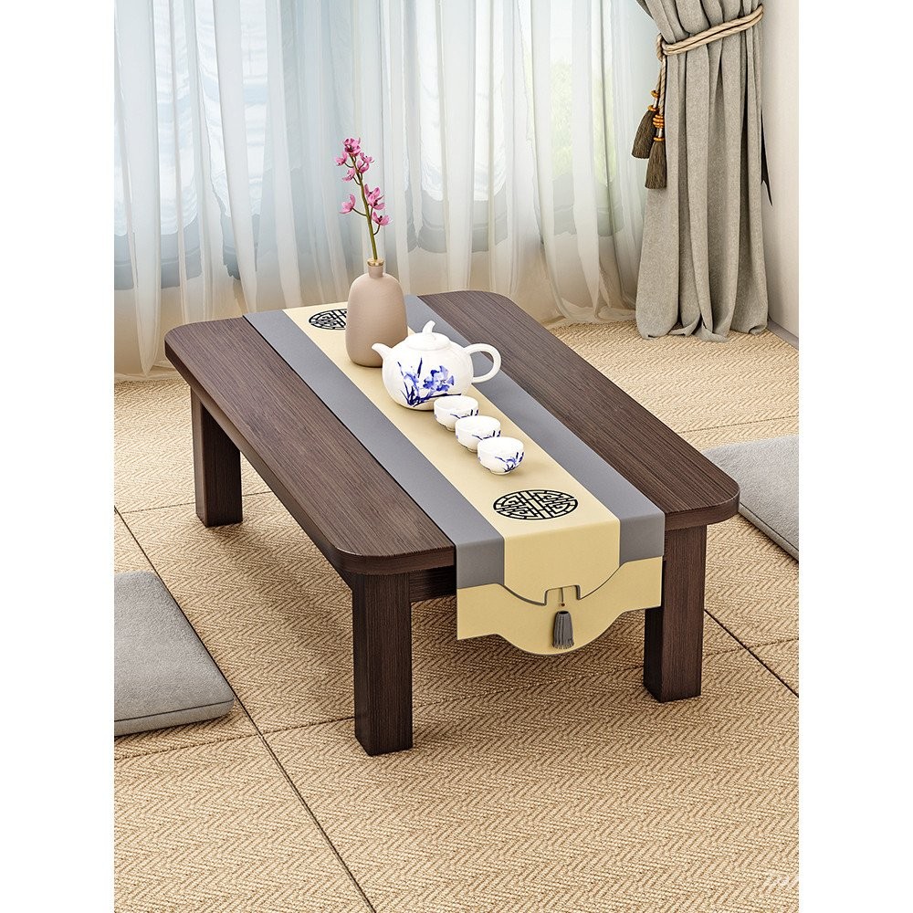 Bamboo Kang Table for Home Use, Solid Wood Tatami Small Tea Table, Kang ...