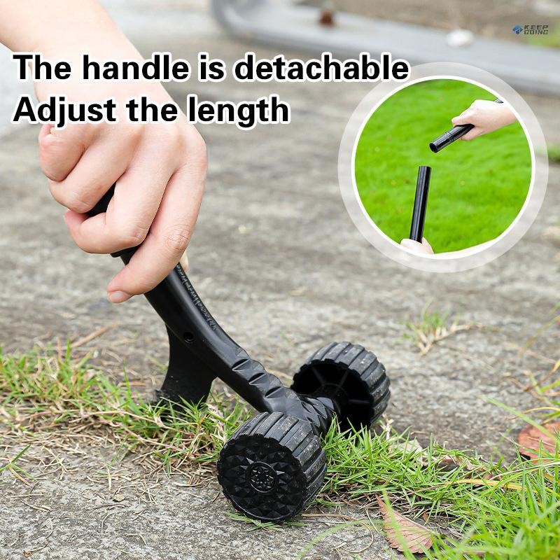 Keep Going＞ Ergonomic Weeding Tool - Rolling Weed Remover With Stand-Up ...