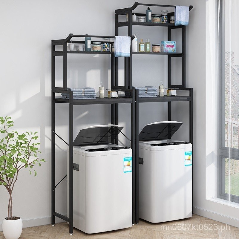 Storage Toilet Caddy Storage Rack Lift-Up Washing Machine Cabinet ...