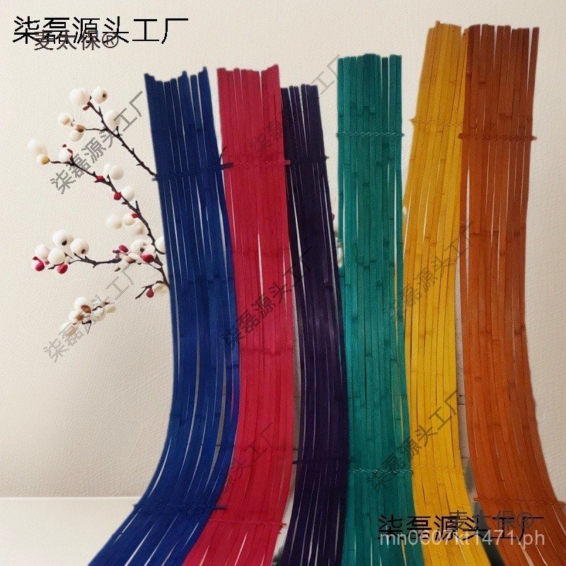 Bamboo Strips Colorful Floral Arrangement Wedding Wheat Strips Bamboo ...