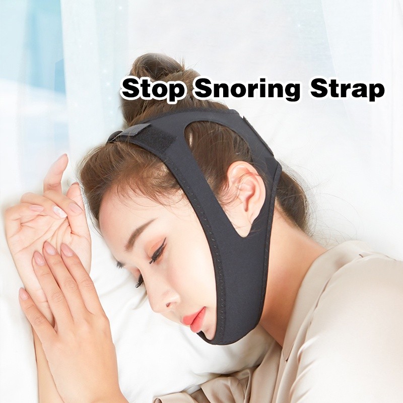 Stop Snoring Strap Adjustable Breathable Thin Face-Lift Bandage Anti ...