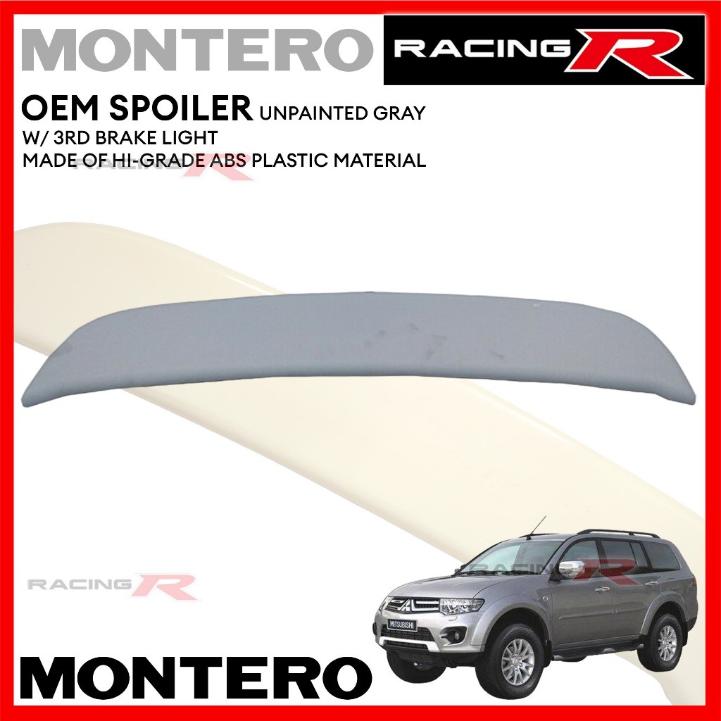 Mitsubishi Montero 2009 to 2015 Spoiler UNPAINTED ( Car Accessories ...