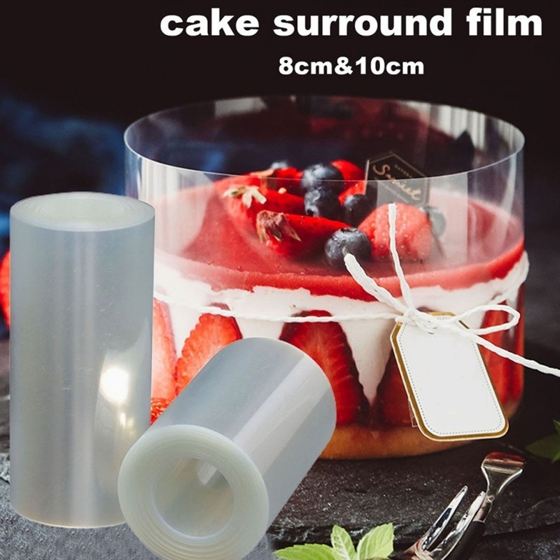 10M Transparent Acetate Cake Surround Film Mousse Cake Sheets ...