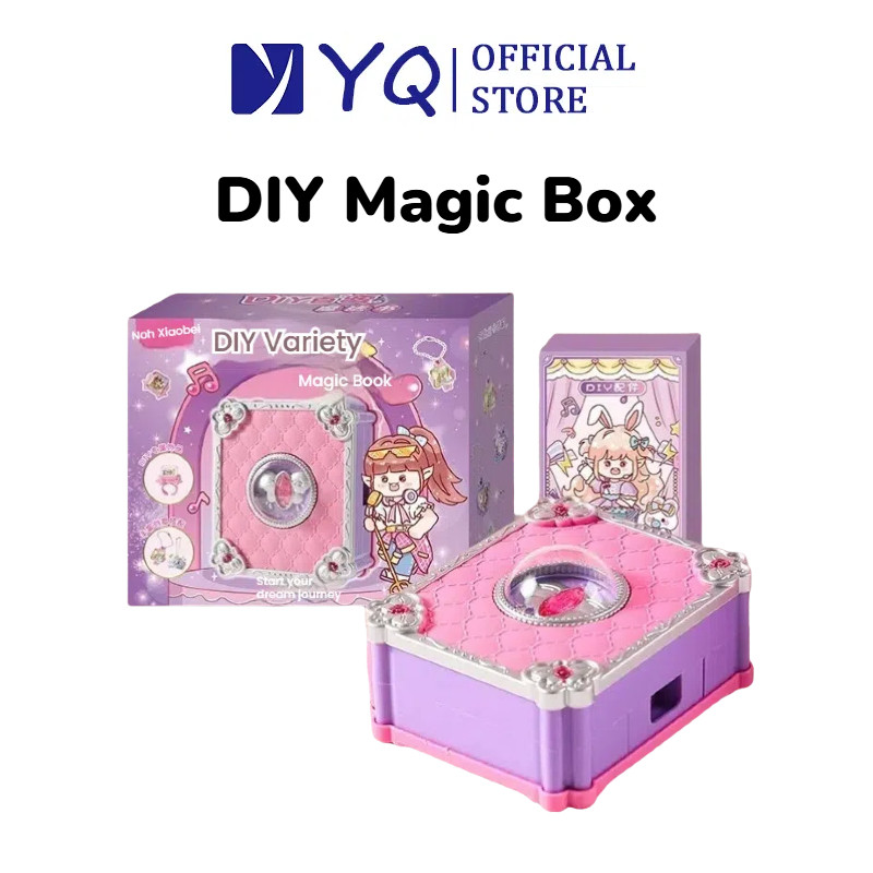 Guka Set Toy Magic Box Girl's Toys Magic Book DIY Keychain Making Kit ...