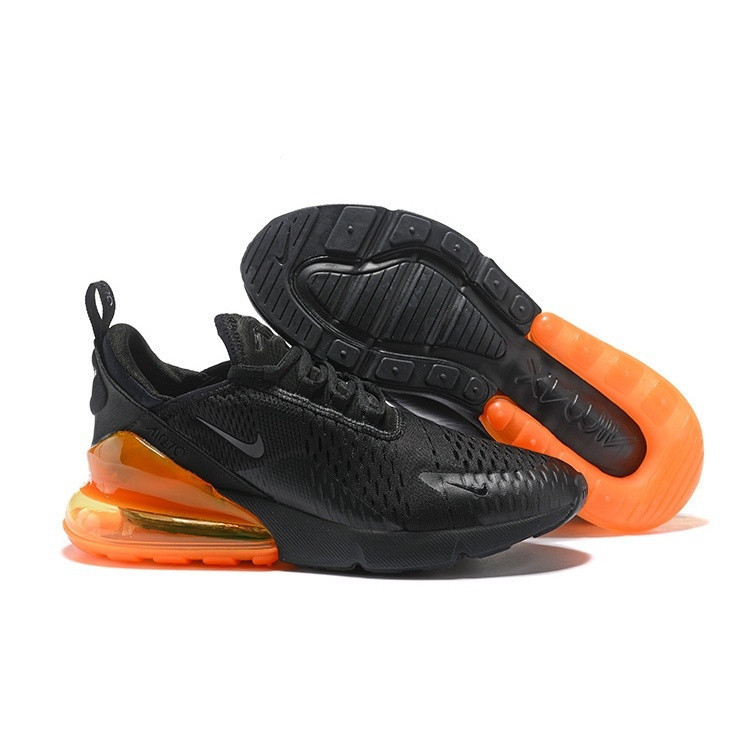 Nike air max 270 flyknit women's rainbow inspired black/Orange 3TQA ...
