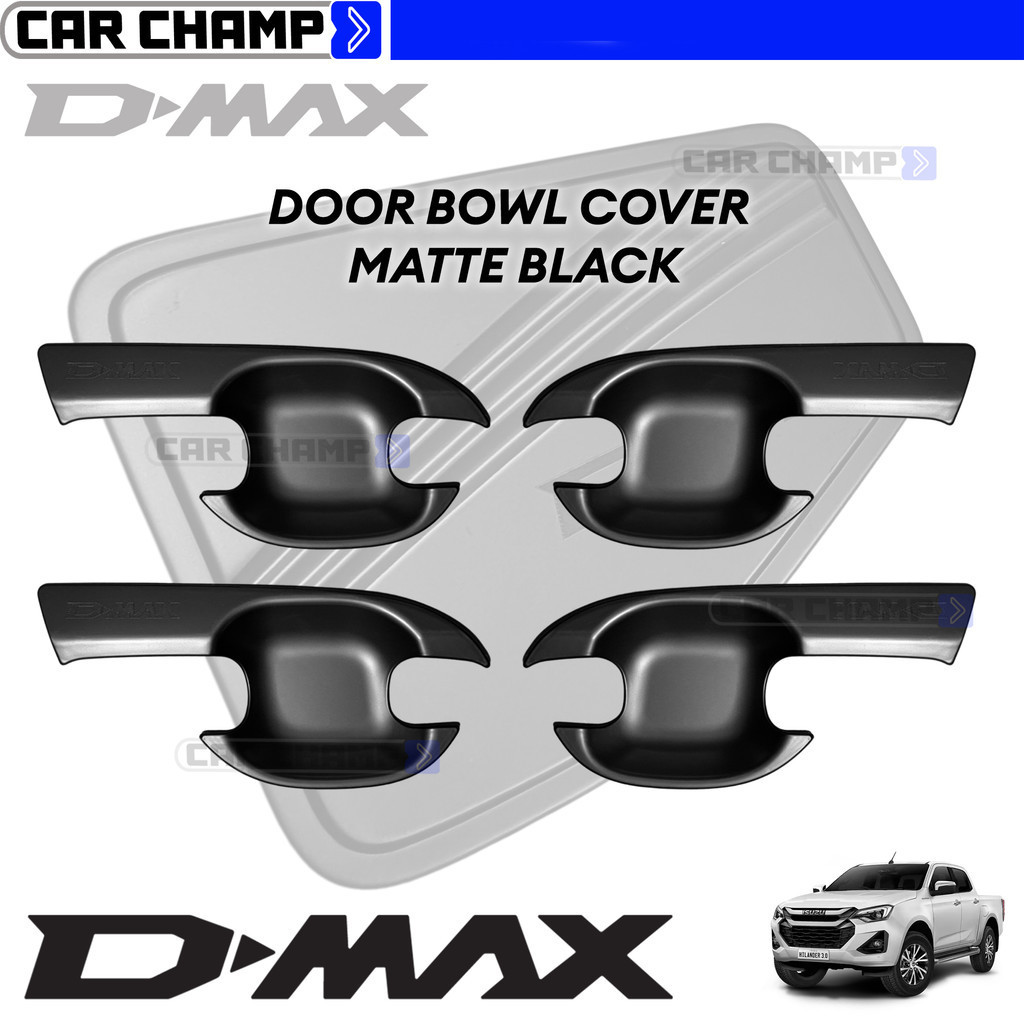 Isuzu DMAX D-MAX 2021 to 2025 Door Bowl Cover Matte black | Shopee Philippines