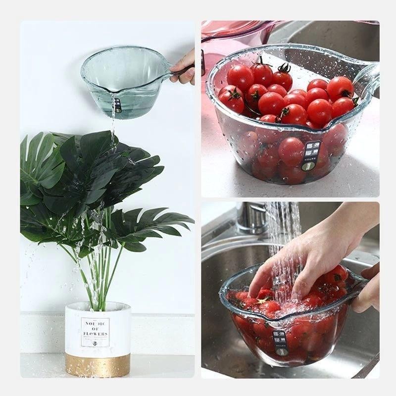 Transparent Plastic Water Dipper Multipurpose kitchen Washing ...