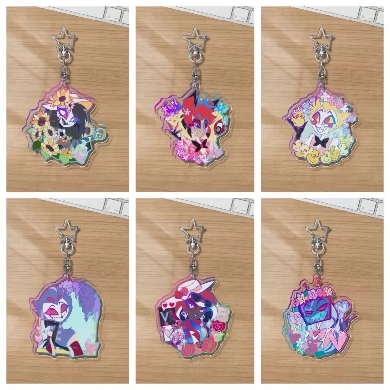 Midsummer Night's Dream KeyChain Women Helluva Boss Blitz Key Chain for ...