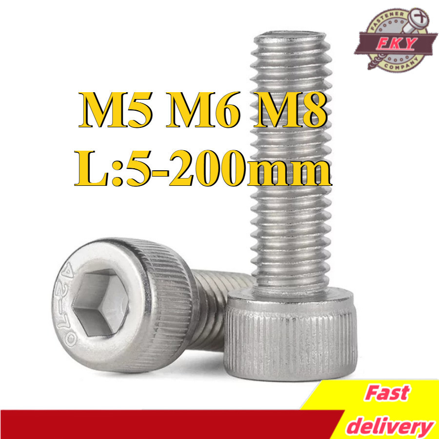 SUS304 Hex Socket Head Cap Screw/Allen Cap Head Screw/Cylinder Head ...