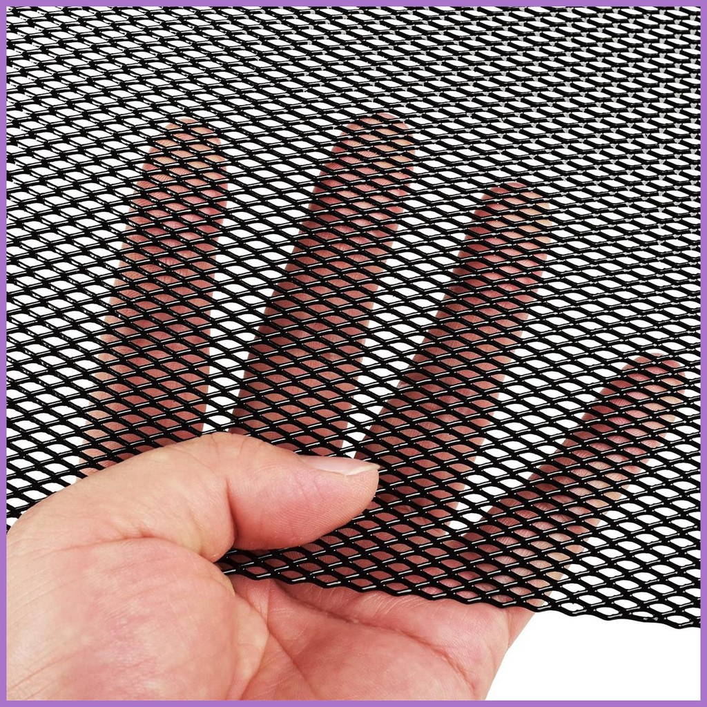 Car Grill Screen Car Grill Mesh Roll Trimmable 40X13Inch Aluminum Alloy ...