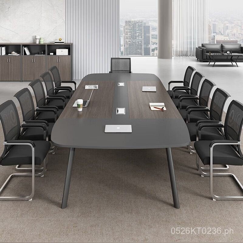 Modern Long Table Combination Large and Small Office Reception Table ...