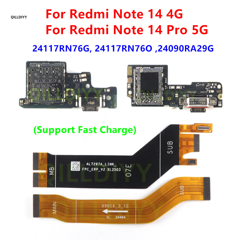 For Xiaomi Redmi Note 14 Pro Plus Pro+ USB Type-C Charging Port Dock ...