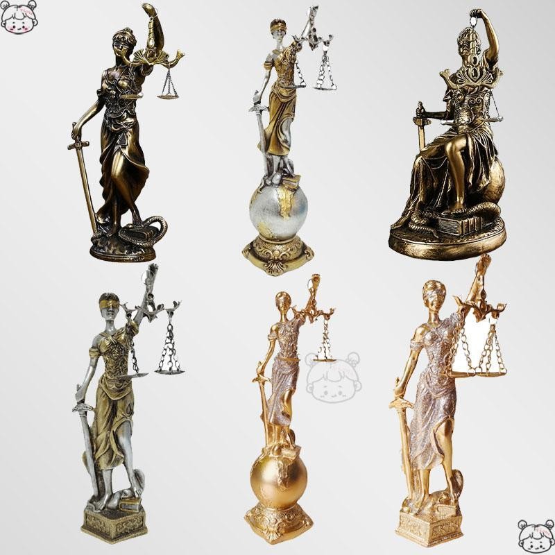 Justice Fairness Goddess Statue Resin Law Blind Lady Sculpture Greek ...