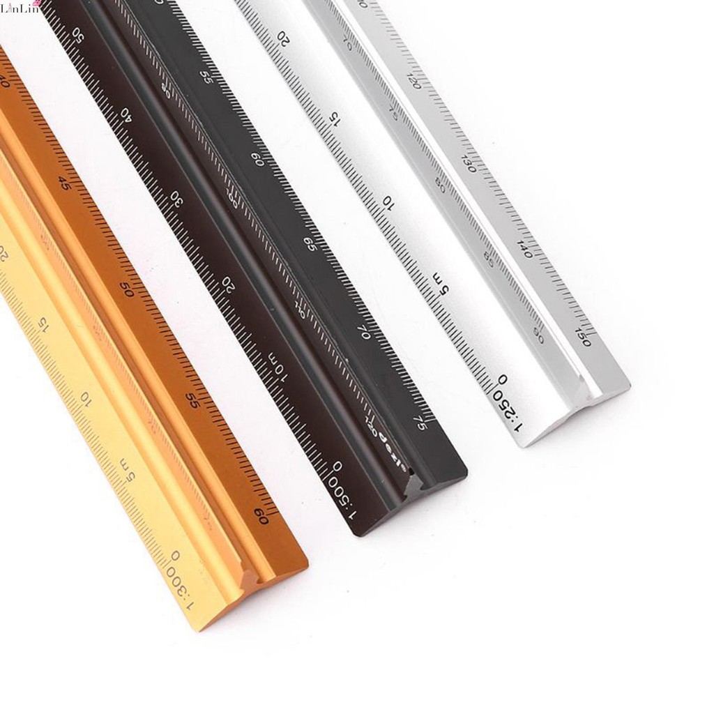 Aluminum Alloy 3-Sided Scale High Accuracy Easy to Use Scale Ruler for ...