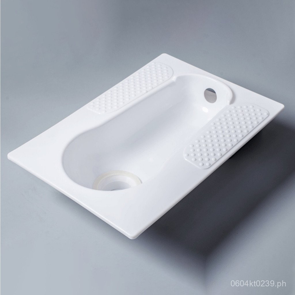Dry Toilet Using a Plastic Squatting Toilet Seat Transform Squat Toilet ...