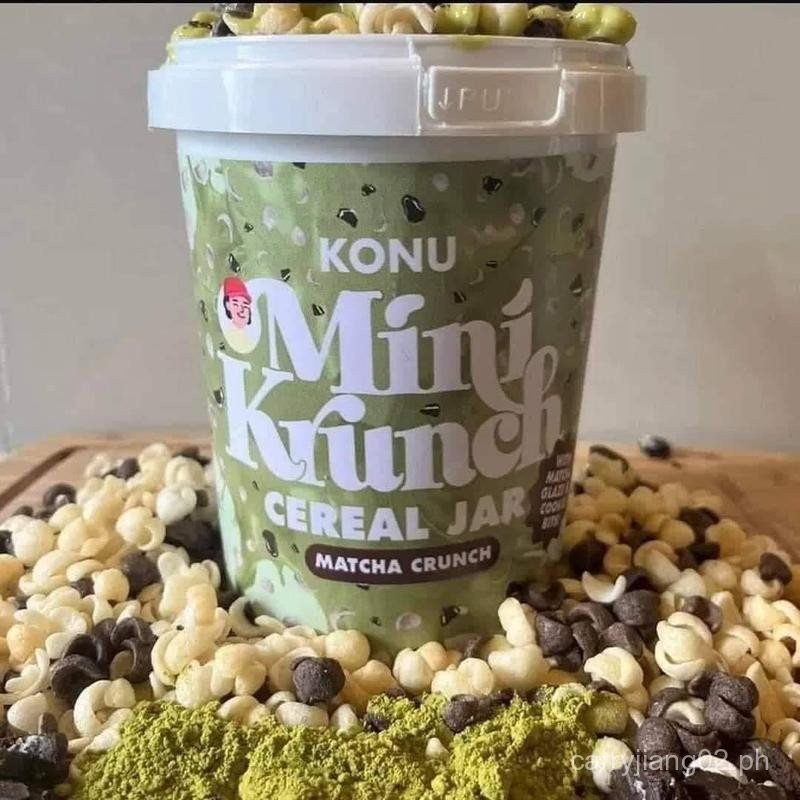 KONU Mini Krunch Cereal Jar ( Matcha , Cookies and cream, Rainbow ...