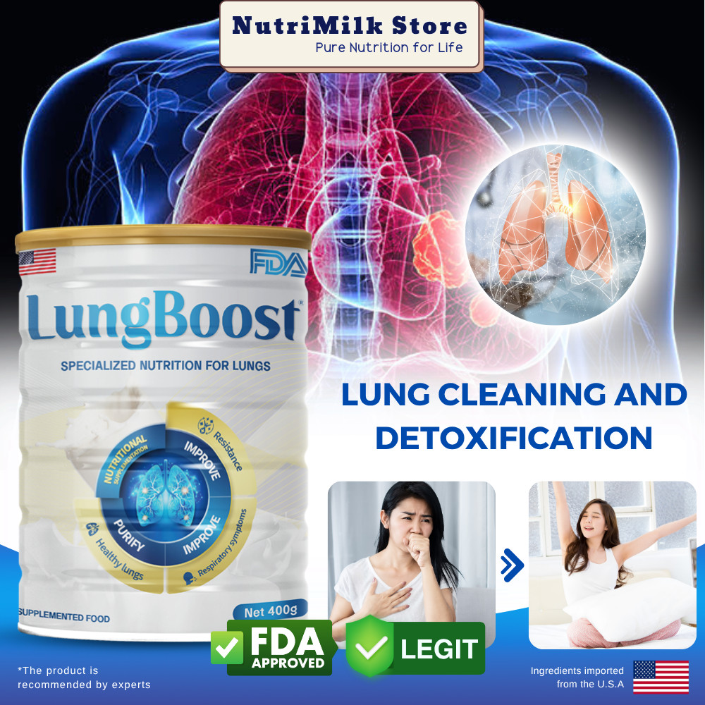 Lung Boost Milk for Adult 400g | Lung Detox Formula for Smokers in ...