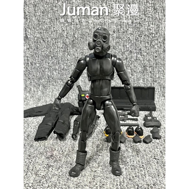 New Genuine Bulk Cargo Special Forces Soldier Action Figure Model Black ...