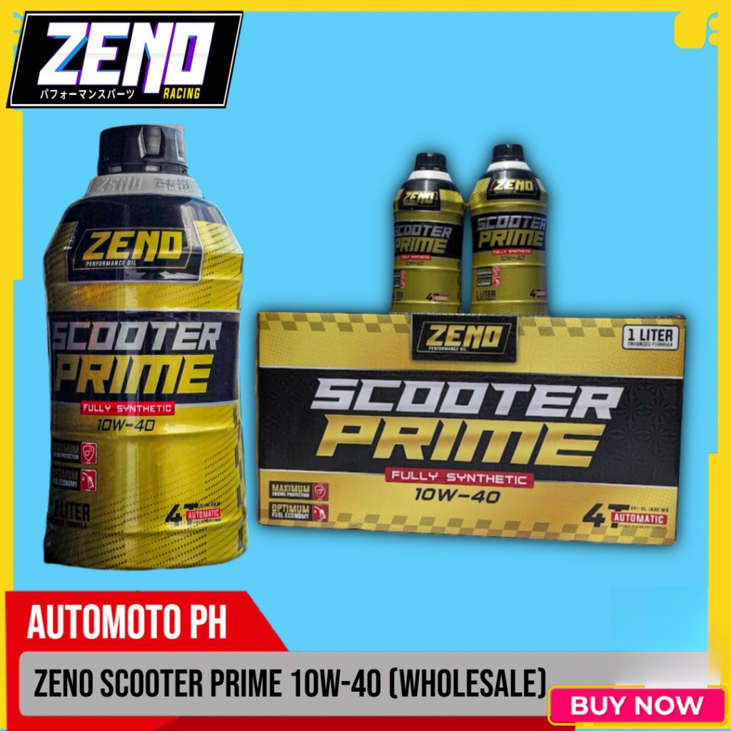 ZENO PRIME SCOOTER (Box Wholesale) Fully Synthetic 10w40 Oil Motorcycle ...