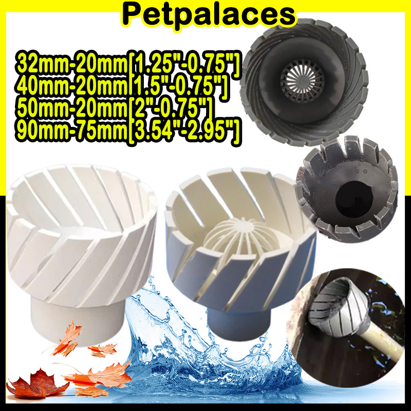 Fish Pond Skimmer Tank Artificial Rotating Floating Navel Skimming ...
