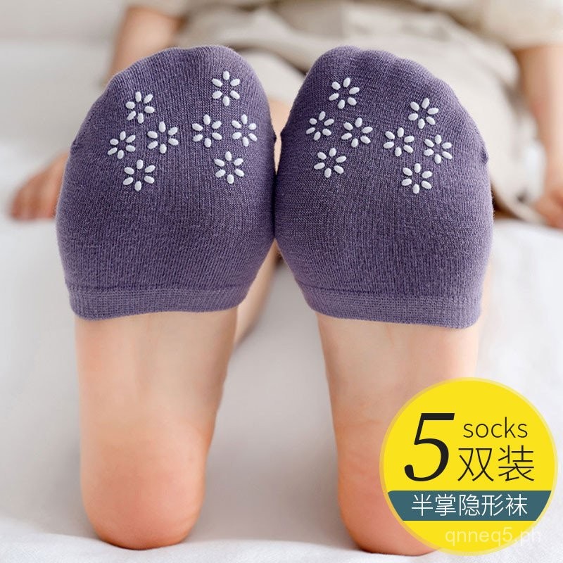 Half Sole Half Palm Socks for Women, Summer Thin Style, Suitable for ...