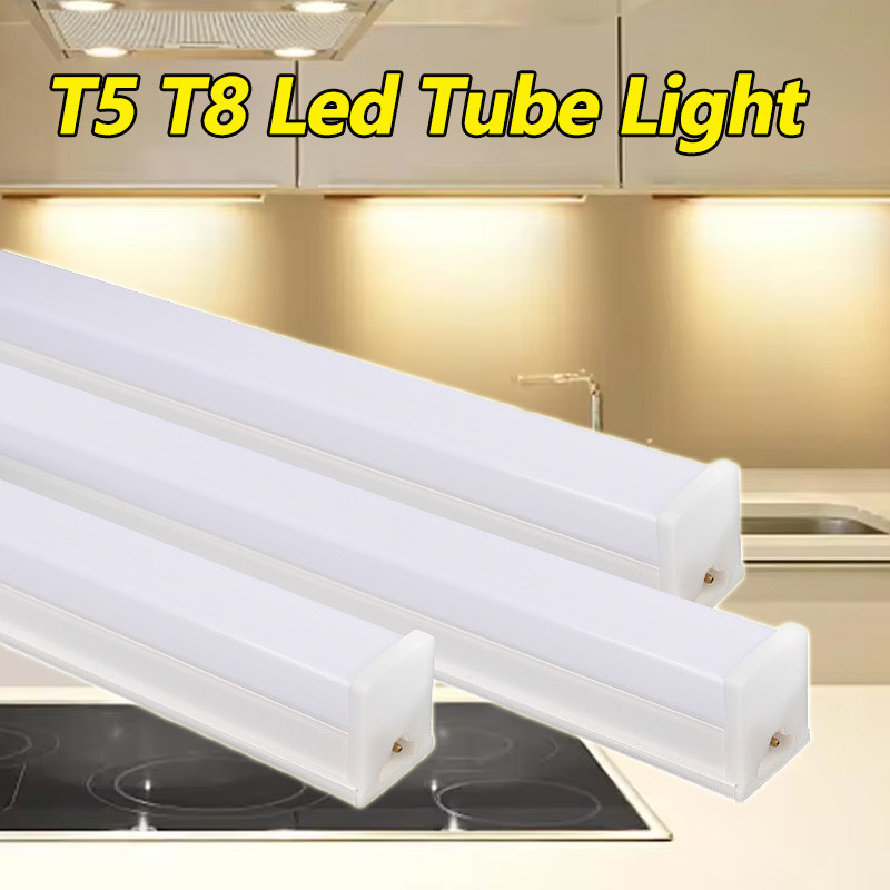 T5 T8 Led Tube Light 220V 60cm 90cm 120cm Wall Lamp Bulb Light For Home ...