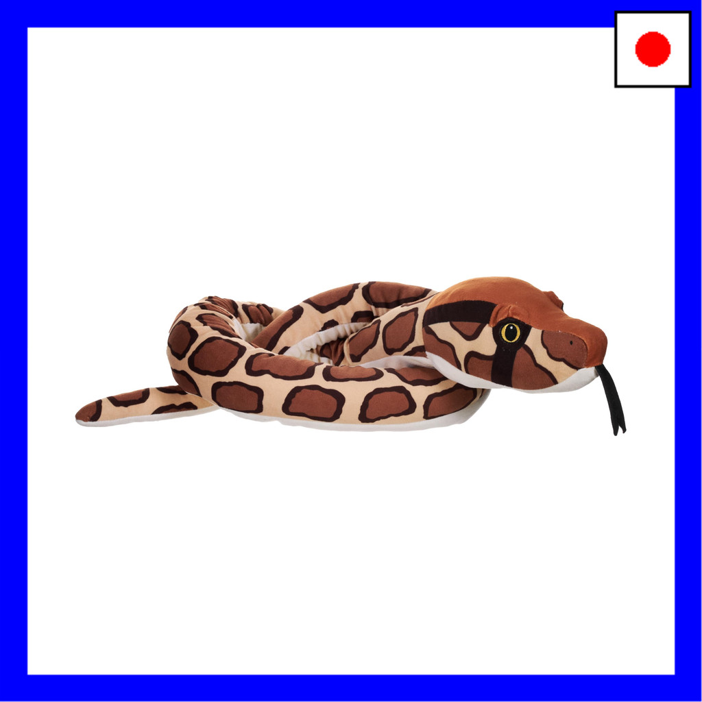 Wild Republic Snake Eco Ball Python Plush Toy Soft to the Touch ...