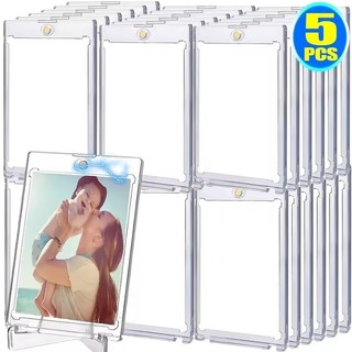 1/3/5Pcs 35PT Magnetic Card Holders / UV Protection Hard Plastic Case ...