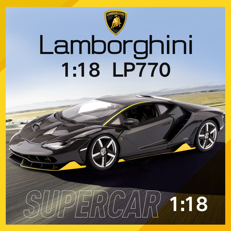 Meritor Figure 1: 18 Simulation Alloy Car Model Lamborgh LP770 Car ...