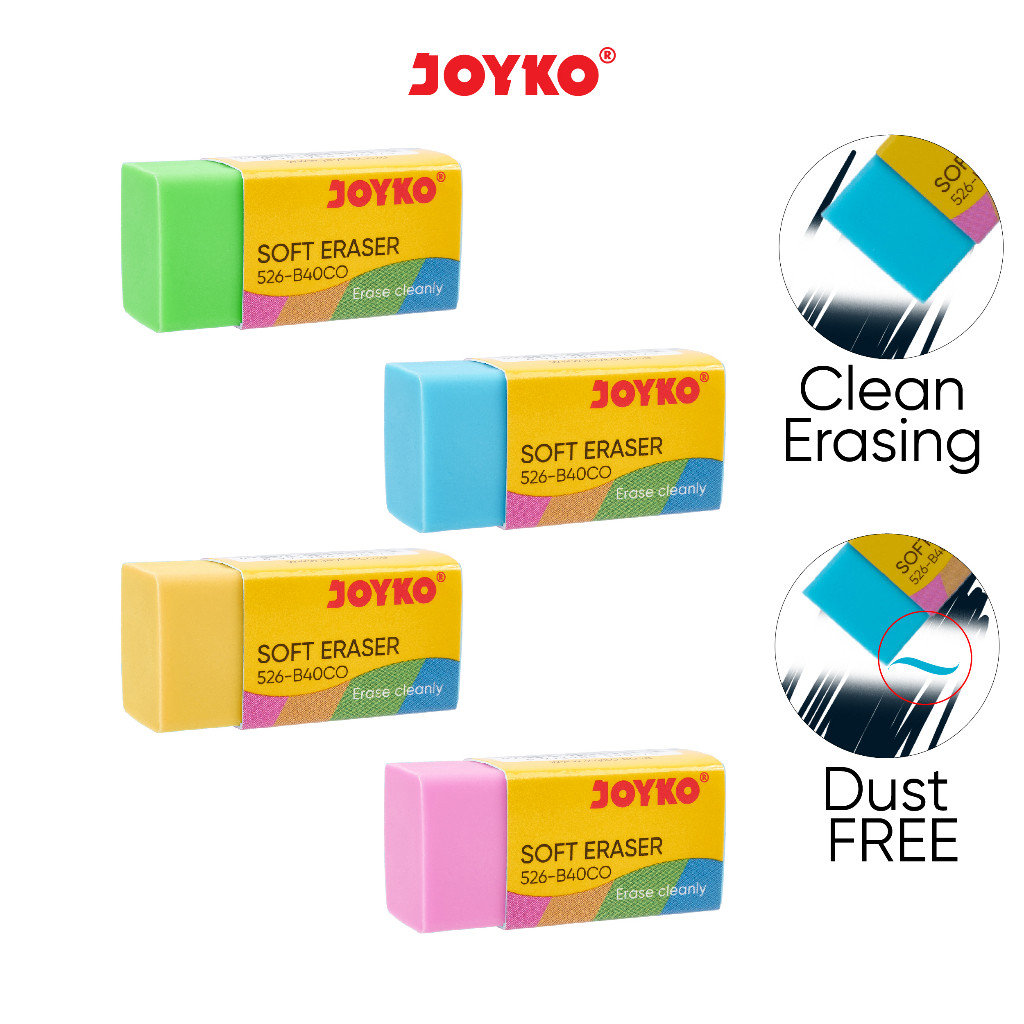 Joyko Rubber Eraser Model 526-B40CO | Shopee Philippines