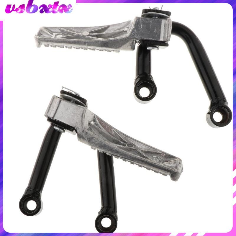 [vsbxtx] Qty(2x) Motorcycle Rearset Footrest Rear Set Pegs Footpegs for ...