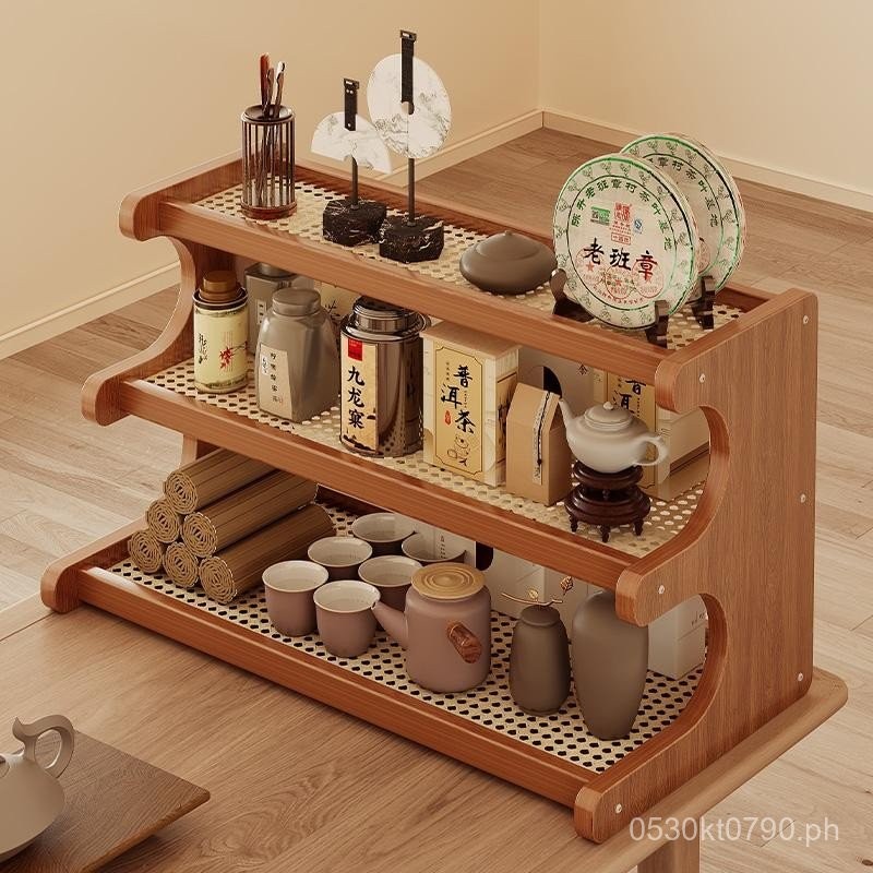 New Chinese Style Teapot Small Tea Table Tea Cup Placement Storage Rack ...