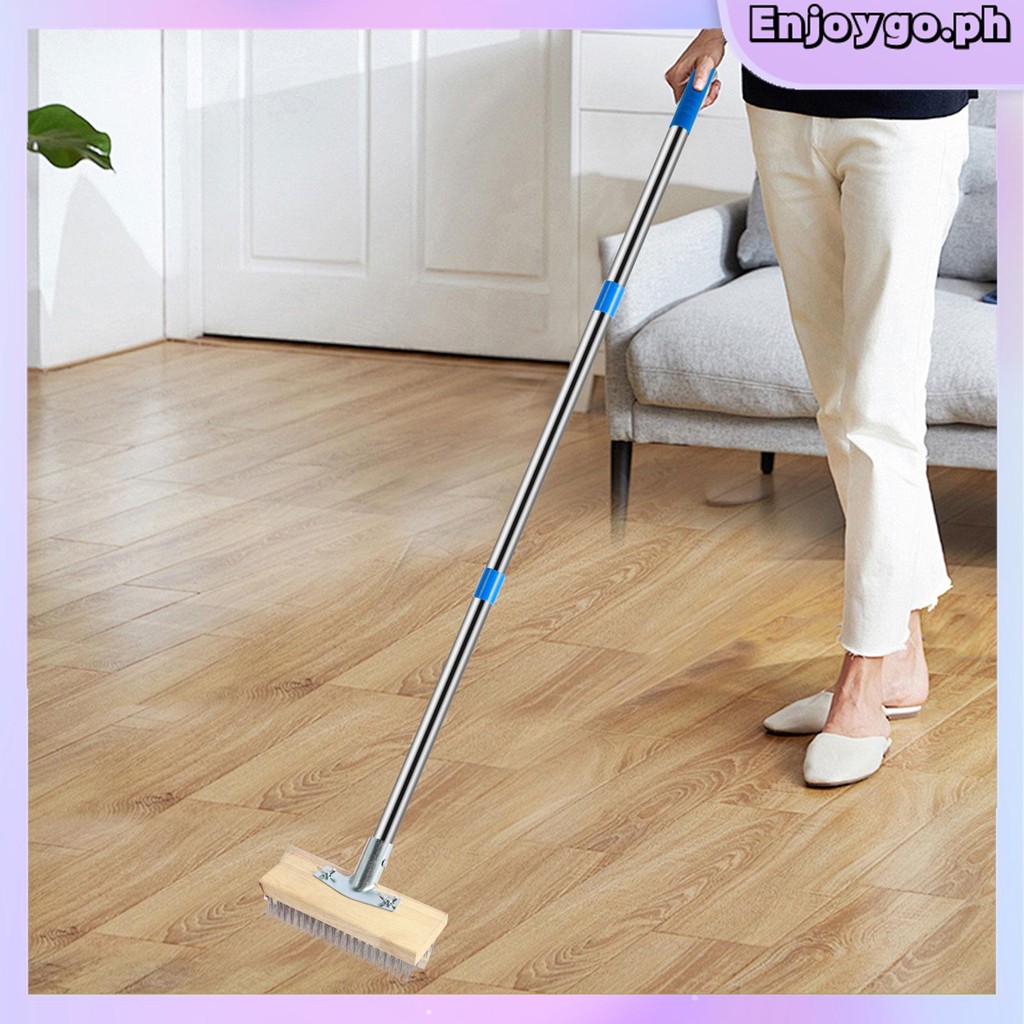 Stainless Steel Wire Floor Brush Wire Broom with 4 Section Detachable ...