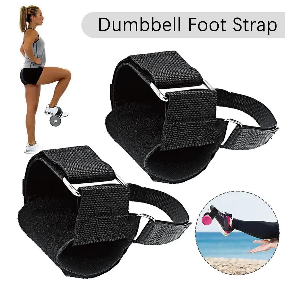 Adjustable Dumbbell Strap Weight Lifting Strap Ankle Buckle Shin Assist ...