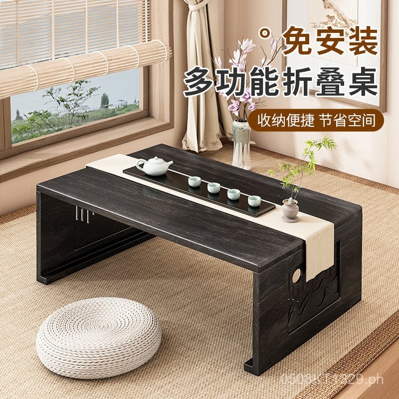Foldable Tea Table Tatami Small Table Chinese Style y Home Bay Window ...
