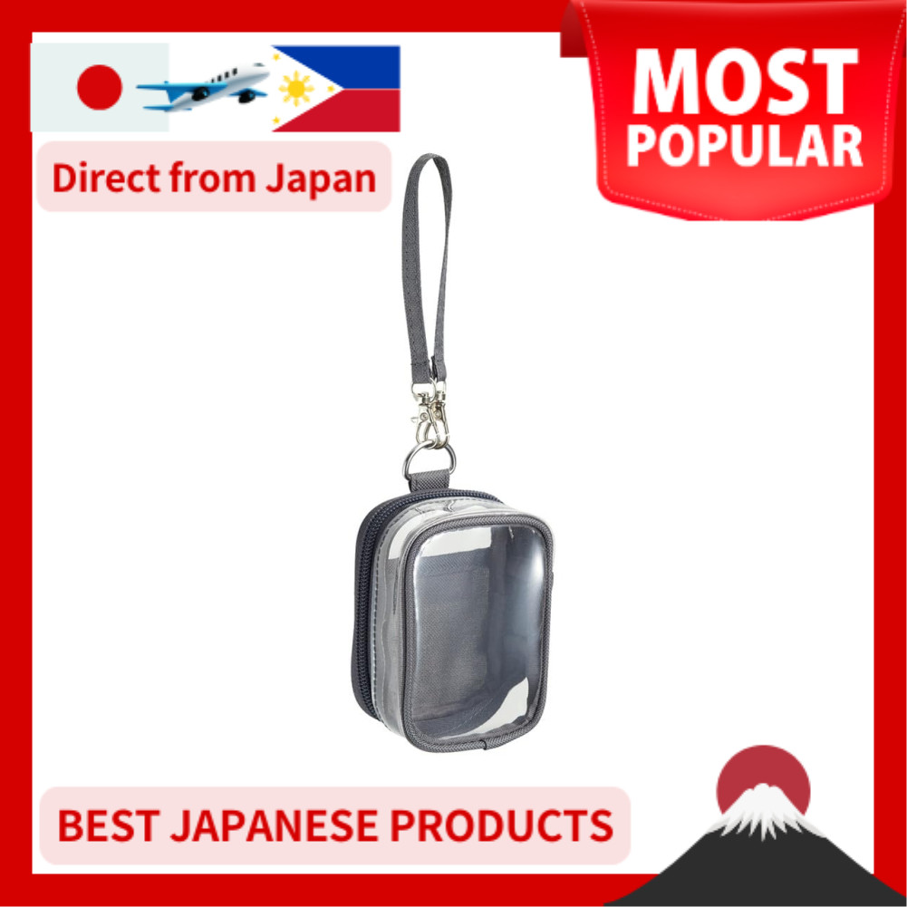 【DIRECT FROM JAPAN】LIHIT LAB myfa Decoration Box Pouch Mini Mini Charcoal Black A3307-24 ...