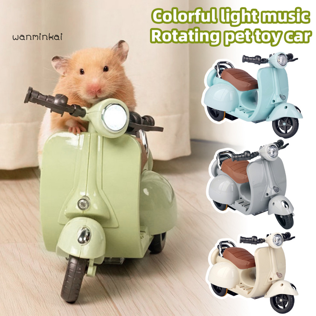 [Ready stock] Interactive Pet Scooter Toy Battery Powered Electric ...