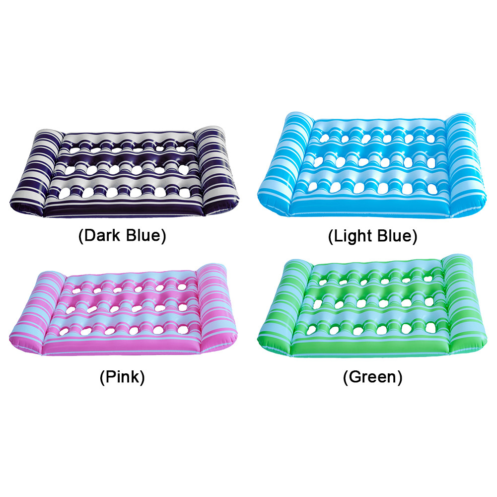 Portable Inflatable Water Sleeping Bed Inflatable Floating Bed Foldable ...