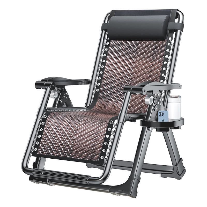 Home Beach Lazy Folding Companion Chair Nap Bed Recliner Backrest Chair ...