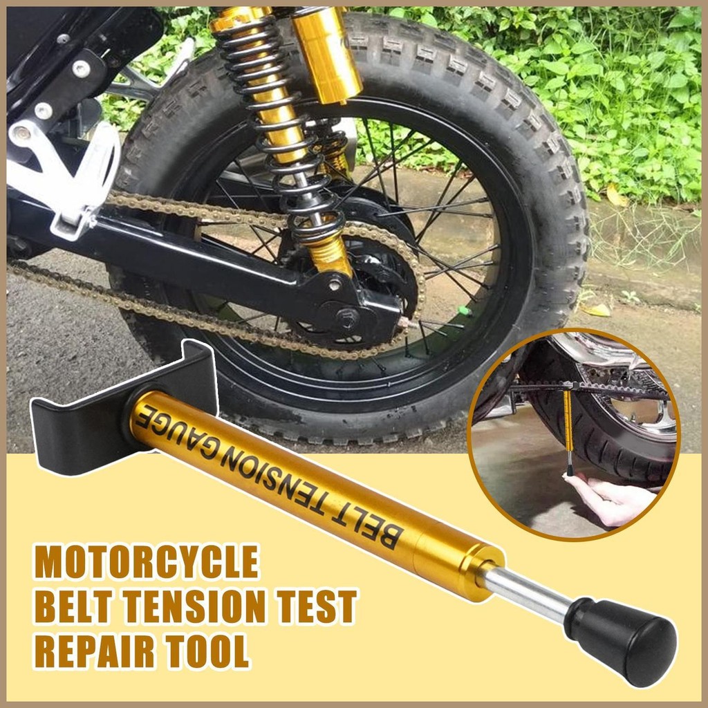 Motorcycle Belt Tension Gauge Metal Tension Tester Belt Replacement ...