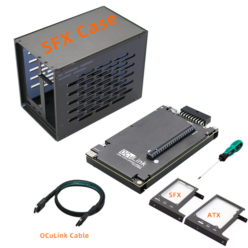 OCuP4V2 OCuLink GPU Dock with ReDriver Chip Optional NVME M.2 to ...