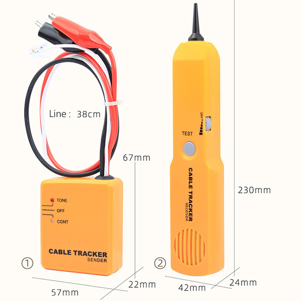 Line Finder Tracer Network Telephone Wire Cable Tester Toner Tracker ...